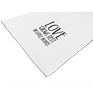 Love Grows Best in Little Houses Inspirational Love Quotes Kitchen Towels Dishcloths Hand Towels,Housewarming Towels Kitchen Towels Dish Towels Hand Towels,Gifts for New House New Apartment Women Men