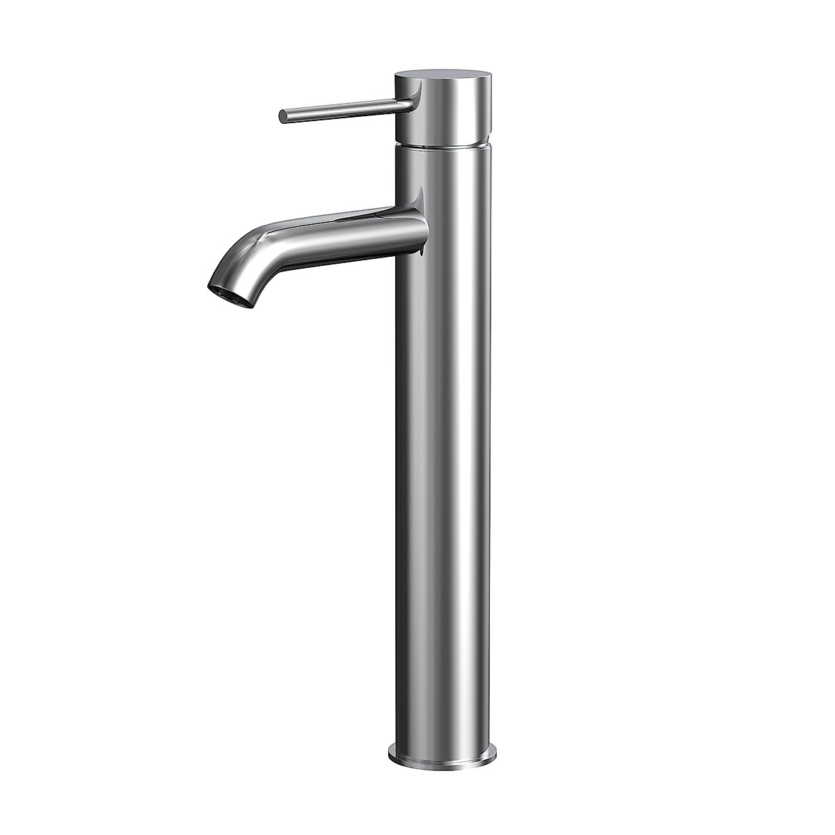 Ivanees Single Handle Bathroom Faucet, Hot & Cold Mixer Tap for Wash Basin, Bathroom Sink Faucet, Solid Brass Faucet, Chrome Finish, 1 Hole Deck Mounted Bath Faucet