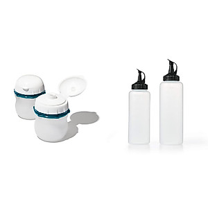 OXO Good Grips Prep & Go Leakproof Silicone Squeeze Bottles and Chef's Squeeze Bottles