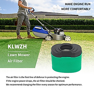 KLWZH 792105 Air Filter for 792105 276890 4163205 4163206 44H777 44M777 44P777 LA165 D160 D170 Z245 Lawn Mower Air Filter with Pre Filter