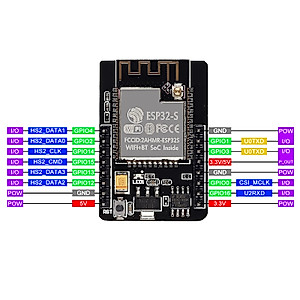 DWEII 5PCS ESP32-CAM Camera Module WiFi Bluetooth Development Board ESP32 Wireless OV2640 Camera Module