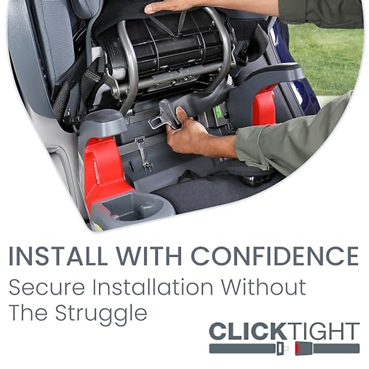 Britax Grow with You ClickTight Plus Harness-2-Booster Car Seat, 2-in-1 High Back Booster, SafeWash Cover, Blue Ombre