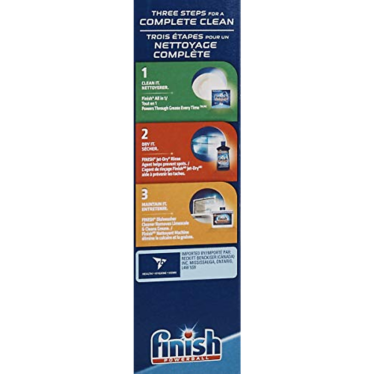 Finish All-in-One Dishwasher Detergent Powerball Tablets, Fresh Scent 54 Count
