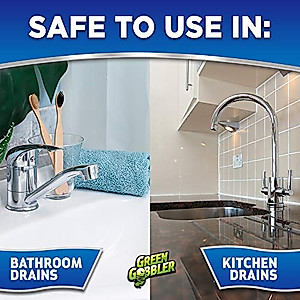 Green Gobbler Fruit Fly Goodbye Gel Drain Treatment | Drain Fly Killer | Fruit Fly Killer | Drain Flies Treatment | Fruit Flies Treatment | Drain Fly & Fruit Fly Eliminator (32 oz)