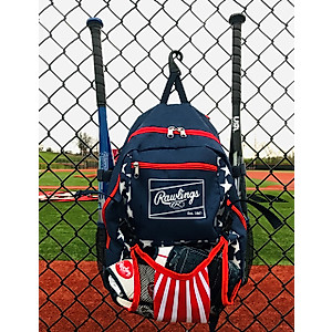 Rawlings | REMIX Backpack Equipment Bag | T-Ball & Youth Baseball / Softball | USA