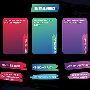 Uncoated Party Game for Adults Ages 21+, Hilarious, Social & Interactive Card Game for Game Night, Pre Games, Parties, & Gatherings, 4+ Players, 450+ Cards, Unfiltered Fun & No Sugarcoating