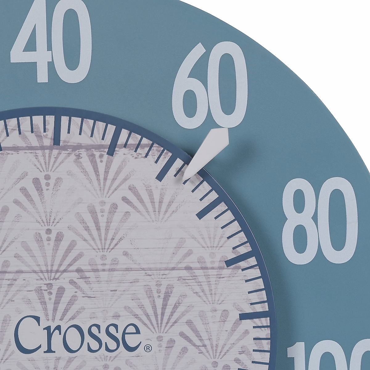 La Crosse 104-120B 8-Inch Geometric Floating Dial Thermometer