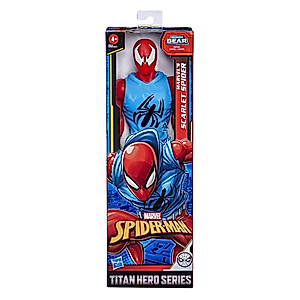 Spider-Man Marvel Titan Hero Series Blast Gear Marvel’s Scarlet Spider 12-Inch-Scale Super Hero Action Figure Toy Great Kids for Ages 4 and Up