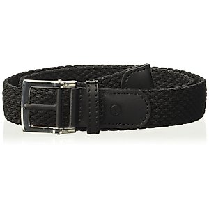 NIKE Women's Stretch Woven Belt, Jet Black, S