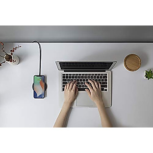 Native Union Drop - High Speed Wireless Charger [Qi Certified] 10W Non-Slip Fast Wireless Charging Pad - Compatible with iPhone 12/12 Pro/12 Pro Max/12 mini/11/11 Pro/11 Pro Max (Slate)