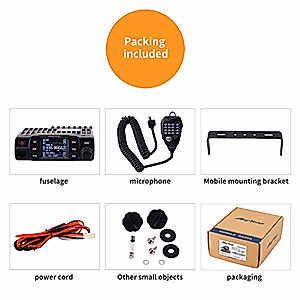 AnyTone AT-778UV Dual Band Transceiver Mobile Radio VHF/Uhf Two Way Radio