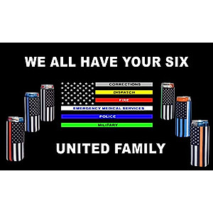 QualityPerfection Beer Can Cooler Sleeve, Neoprene Collapsible Coolie Economy Bulk Insulation with Stitches Perfect 4 Events,Custom DIY Projects - 12 Pack - Pattern (Firefighter)