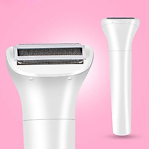 Electric Razor for Women, Nivlan Painless 2 in 1 Wet & Dry Lady Shaver for Women, Portable Waterproof Bikini Trimmer Body Hair Removal for Legs, Underarms, Armpit, Face (Rose Gold)