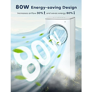 BALKO 3 IN 1 Portable Air Conditioners, 32 INCH Evaporative Air Cooler for Room w/Sleep/Natural/Normal Mode, 3 Speeds, Remote & 1-8H Timer for Auto-Off, 1 Gal Water Tank, Swamp Cooler Bedroom Indoor