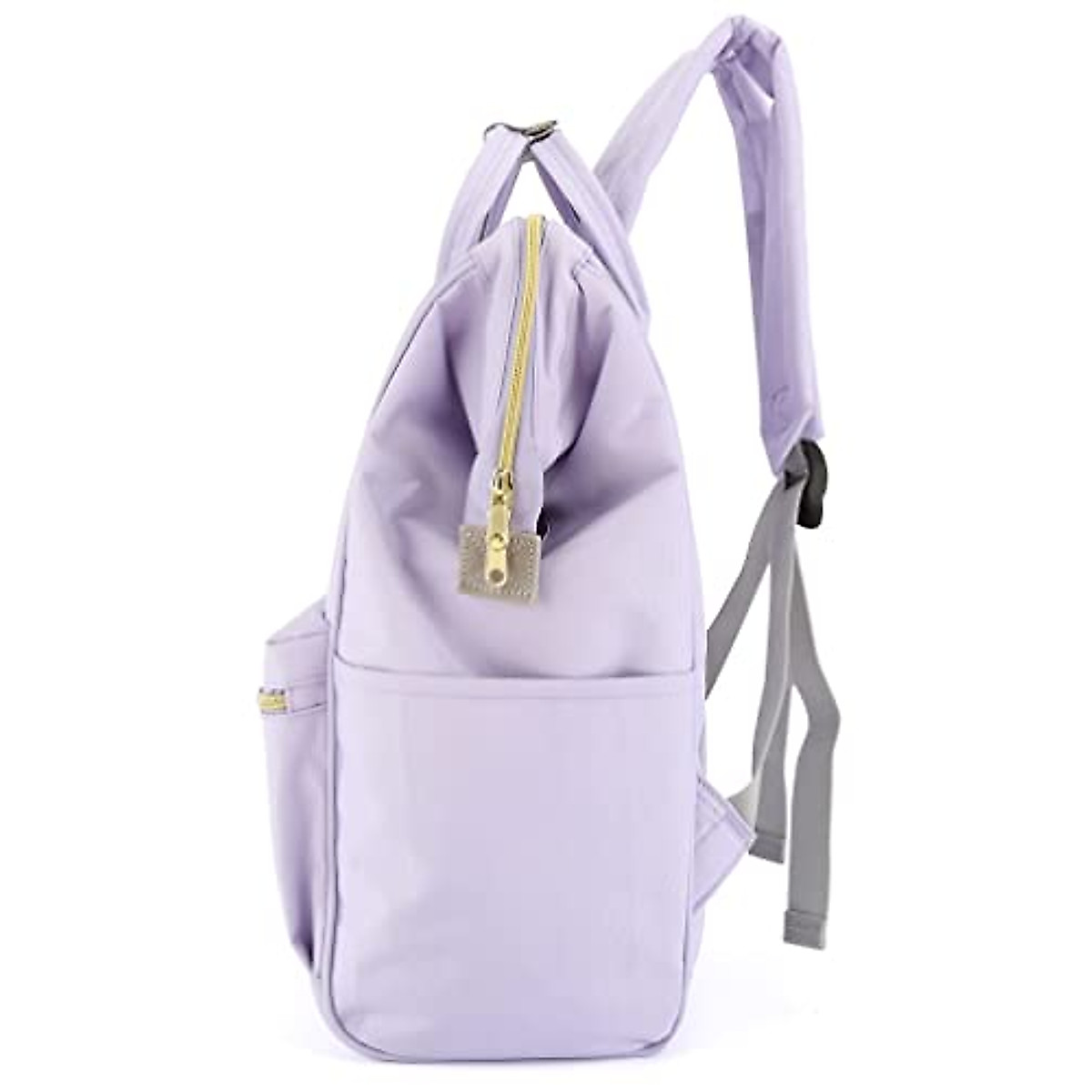 Himawari Laptop Backpack for Women&Men,Wide Open Large USB Charging Port 15.6 Inch Laptop Doctor College Work Bag(9001-Light purple)