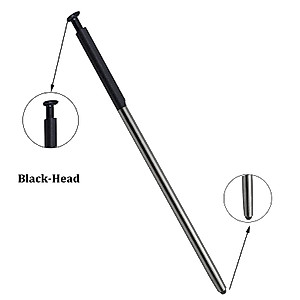 2 Pcs for Moto G Stylus 2021 Pen Replacement LCD Touch Pen Part for Motorola Moto G Stylus XT2115 All Verison Touch Pen with 1 Pcs Eject Pin(Aurora Black)