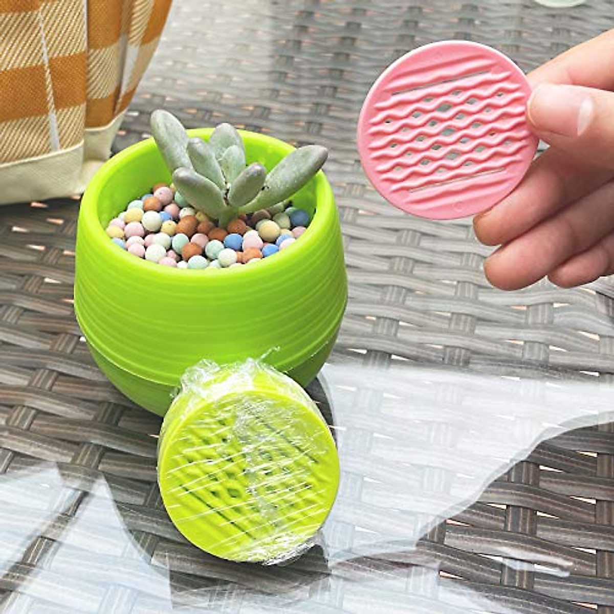 Succulent Tools Set Mini Indoor Gardening Tools Kit with Bag for Transplanting-Pink