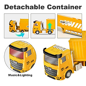 Construction Site Vehicles Toy Set, Kids Engineering Playset, Tractor, Excavator, Crane, Dump Trucks, Cement Mixer, Steamroller, Birthday Gift for 3 4 5 6 7 Year Old Toddlers Boys Children