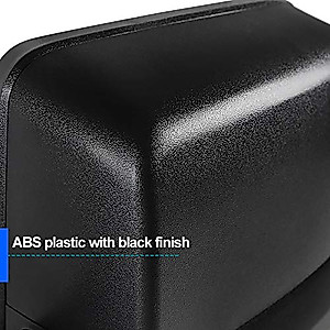 Spec-D Tuning Black Power Heated BSM Tow Mirrors w/Amber LED Signals Compatible with 2007-2021 Toyota Tundra, 2008-2017 Toyota Sequoia