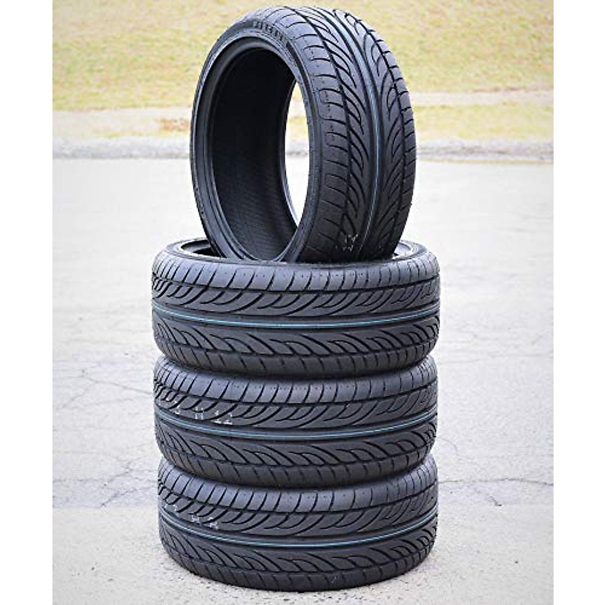 Set of 4 (FOUR) Forceum Hena All-Season High Performance Radial Tires-235/45R17 235/45ZR17 235/45/17 235/45-17 97W Load Range XL 4-Ply BSW Black Side Wall