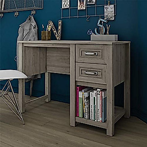 Little Seeds Sierra Ridge Levi Single Pedestal Kids, Walnut Desk