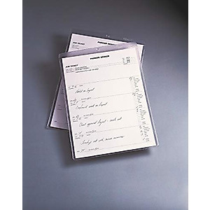 Avery Job Ticket Holders, Heavy Gauge Vinyl, 9 x 12 Inches, 10 per Pack (75009),Clear