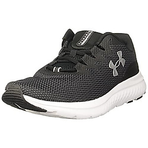 Under Armour Men's Charged Impulse 3 Running Shoe, (001) Black/Black/Metallic Silver, 13