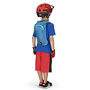 Osprey Moki 1.5L Kids' Biking Backpack with Hydraulics Reservoir, Sparrow Blue