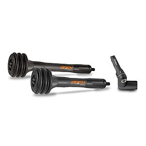 Truglo AG815B Endgame, Weighted Carbon Fiber Stabilizer, 8". Black