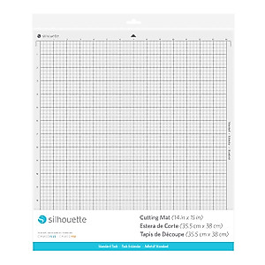 Silhouette Cameo 4 Plus Cutting Mat Standard Tack 3 Pack with Silhouette 101 Guide and Bonus Designs