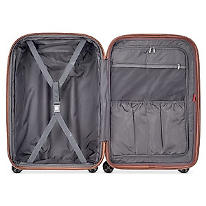 DELSEY Paris St. Tropez Hardside Expandable Luggage with Spinner Wheels, Black, 2-Piece Set (21/28)