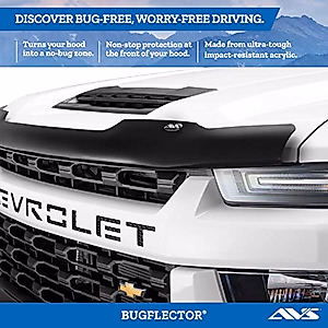 Auto Ventshade [AVS] Bugflector Hood Shield | 2014 - 2021 Toyota Tundra, High Profile, Smoke, 1 pc. | 23094