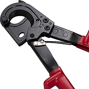 SogYupk Ratchet Cable Wire Cutter,Ratcheting Cable Cutter Hand Tool,Heavy Duty Aluminum Copper Ratchet Wire Cutting For Cutting Electrical Wire Up to 240mm²/10.23Inch Cutter Pliers