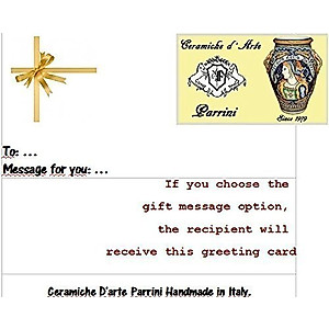 CERAMICHE D'ARTE PARRINI - Italian Ceramic Serving Appetizer Tray Baguette Decorated Grape Hand Painted Made in ITALY Tuscan