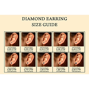 1/4 Carat CT Round Black Natural Diamond Friction Back Stud Earrings In 14k White Gold Delicate Jewelry For Womens And Mens (0.25 Cttw)