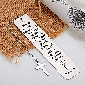 Christian Religious Gifts for Women Men, Bible Verse Inspirational Bookmark for Book Lover, Easter Day Birthday Graduation Gift for Kid Teen Boy Girl, Church Bulk Baptism Gift for Him Her Son Daughter