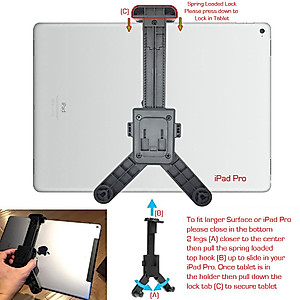 ChargerCity HDX-2 Car SUV Truck Drinks Beverage Cup Holder Mount for All Smartphones & Tablets Like iPad Pro Air Mini iPhone Max Galaxy Tab Fold S23 14 15 Ultra Max Pro (Fits Home Theater Recliner)