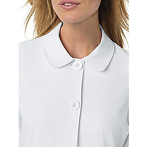 KOI 446 Women's Amber Lab Coat (White, X-Small)