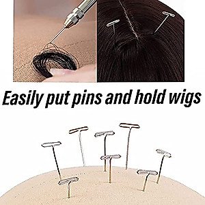 23 Inch Wig Head,Wig Stand Tripod with Head,Canvas Wig Head,Mannequin Head for Wigs,Manikin Canvas Head Block Set for Wigs Making Display with Wig caps,T Pins Set Bristle Brush