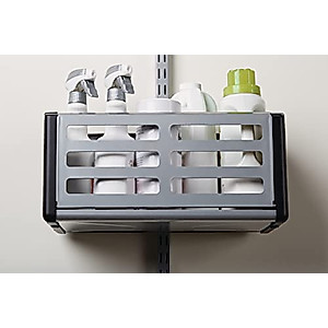 Rubbermaid FastTrack Rail Access Bin, Garage Organization Bin for Sports Equipment, Gardening Supplies and Household Item Storage