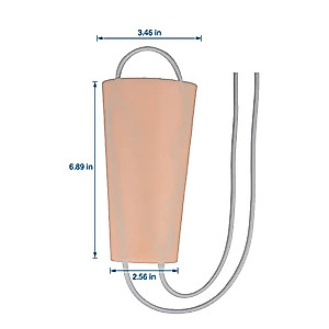 SimCoach Phlebotomy and Venipuncture Practice Kit, Wearable IV Practice Trainer Kit, IV Start Kit for Medical Education, Fit-on Intravenous Injection Simulator, Nursing School Essentials