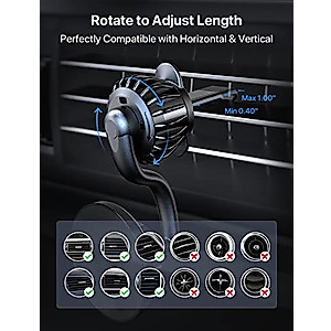 Ciencimy Compatible for MagSafe Car Mount [Strongest Magnet] Magnetic Phone Holder for Car [360° Adjustable] Air Vent Magnetic Phone Mount Fit for MagSafe iPhone 14 13 12 Pro Max Plus Mini