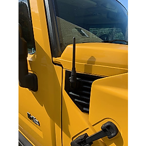 AntennaMastsRus - The Original 6 3/4 Inch is Compatible with Hummer H2 (2003-2009) - Short Rubber Fender Antenna - Reception Guaranteed - German Engineered - Internal Copper Coil