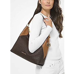 Michael Kors Aria Large Shoulder Brown/Acorn One Size