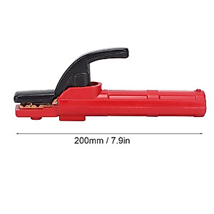 Eujgoov Welding Rod Holder Welding Electrode Holder 300-500 (A) Copper Heavy Duty Jaw Holding Plier Electrode Clamp of Welding Machine ARC Welder for Welding Repair