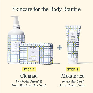 Beekman 1802 Goat Milk Hand Wash, Fresh Air - Scented - 8.9 oz - Cleanses, Softens & Nourishes Skin - Rinses Away Impurities - Good for Sensitive Skin - Cruelty Free