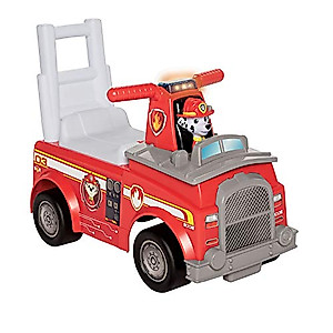 Paw Patrol Kids Ride On Marshall Fire Truck Ride-On with Lights and Sounds