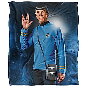 Star Trek Spock Officially Licensed Silky Touch Super Soft Throw Blanket 50" x 60"