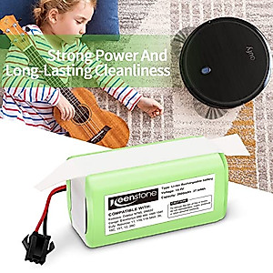 Replacement Battery Compatible with eufy RoboVac 11 11C 11S 11S PLUS 11S MAX 12 15C 15C MAX 15T 25C 30C G10 Hybrid G30 Edge R500 R450 & Ecovacs Deebot N79 N79S N95 DN622 661 | 14.4V 2600mAh