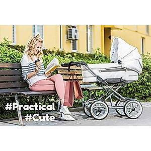 Toolik X-Large Baby Stroller Organizer Hook Clip for Hanging Diaper Bags (Gold)